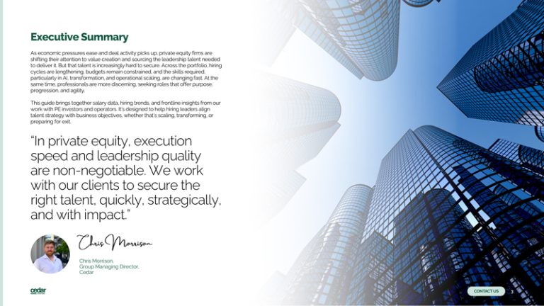 Cedar Private Equity 2025 Salary Guide – Cedar Private Equity